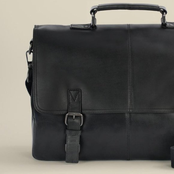 Wilsons Leather | Bags | Wilsons Leather Expandable Laptop Bag ...